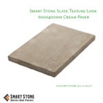 Smart Stone Slate Texture Look Cream Paver 600×400 – Smart Stone Blocks ...