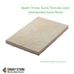 Smart Stone Slate Texture Look Sand Paver 600×400 – Smart Stone Blocks ...